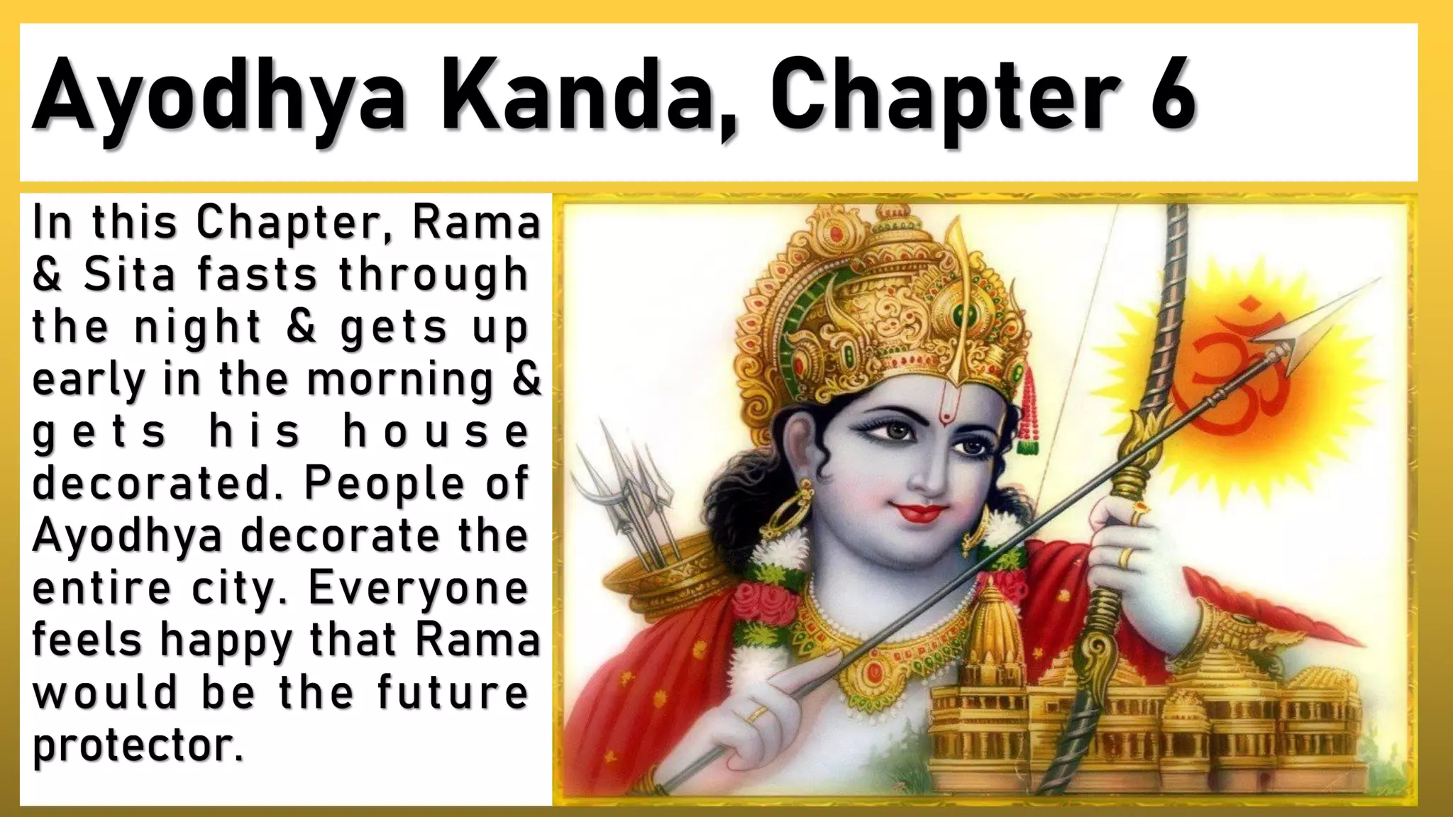 Valmiki Ramayana Online Class - Ayodhya Kanda - Session 6 | PPT