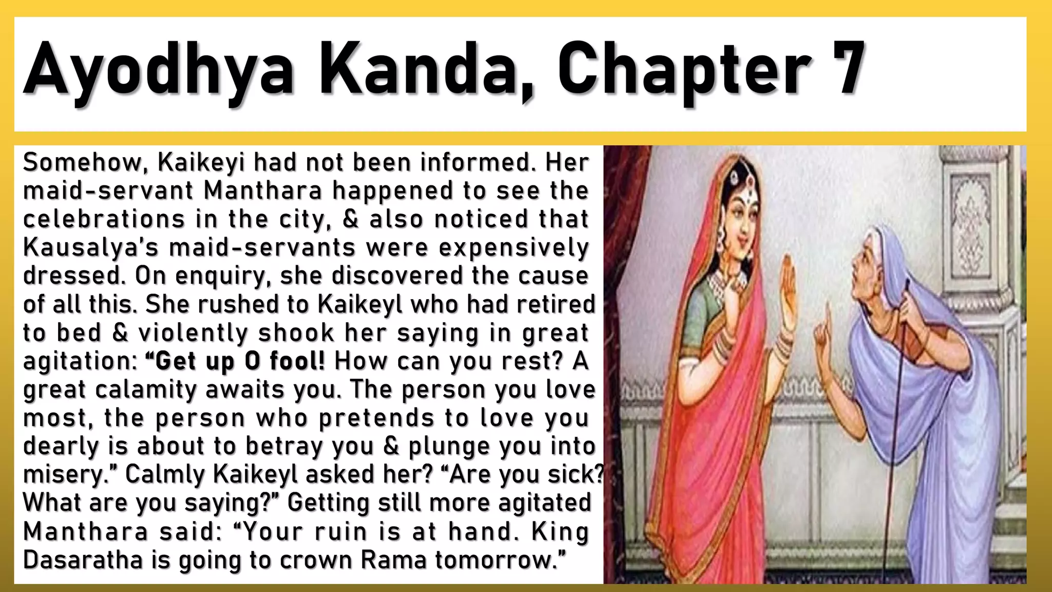 Valmiki Ramayana Online Class - Ayodhya Kanda - Session 6 | PPT
