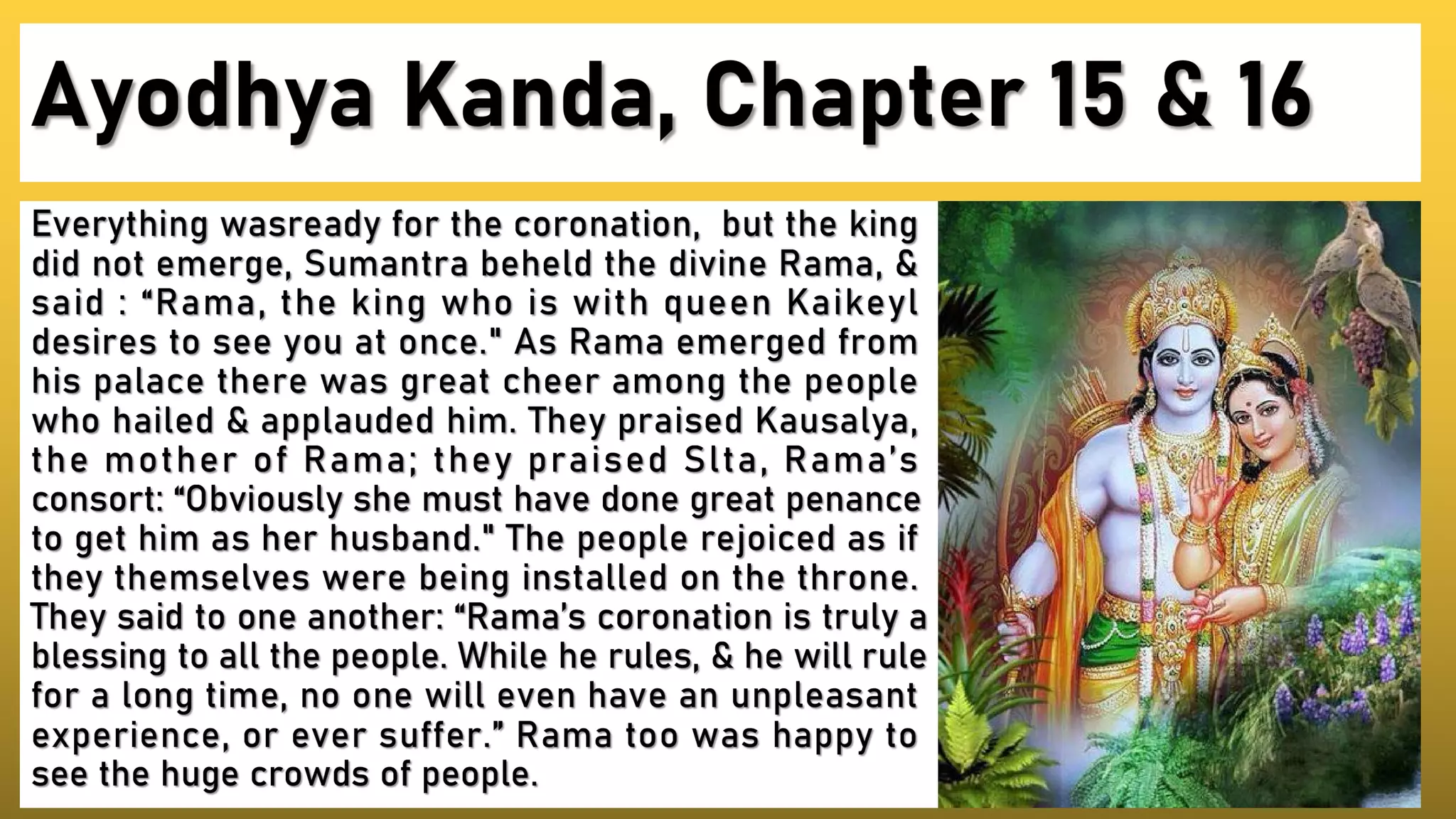 Valmiki Ramayana Online Class - Ayodhya Kanda - Session 6 | PDF