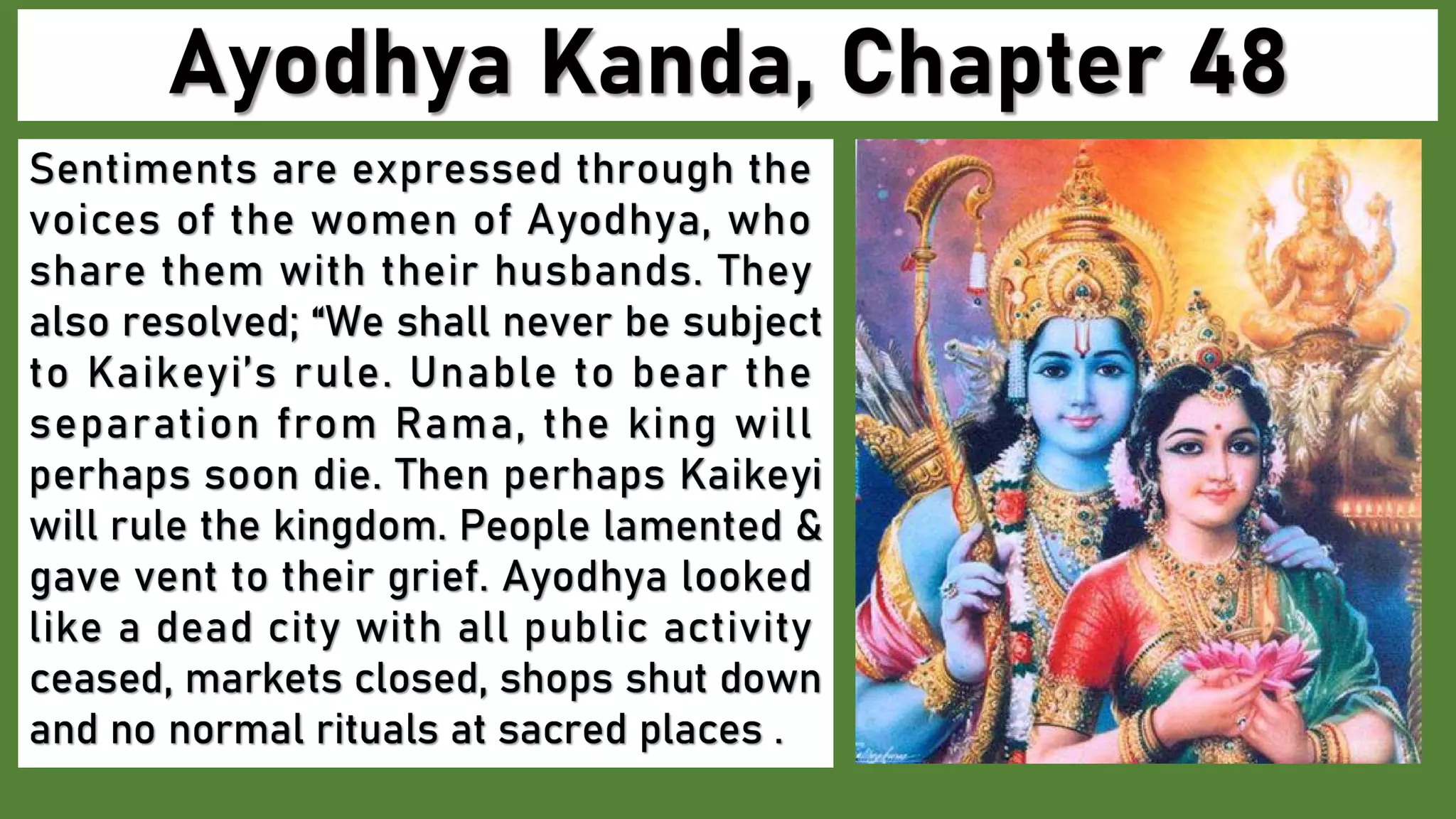 Valmiki Ramayana Online Class - Ayodhya Kanda Session 8 | PPT