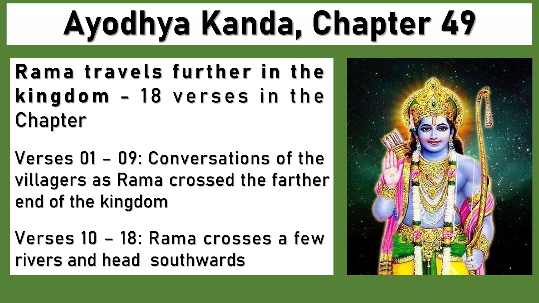 Valmiki Ramayana Online Class - Ayodhya Kanda Session 8 | PPT