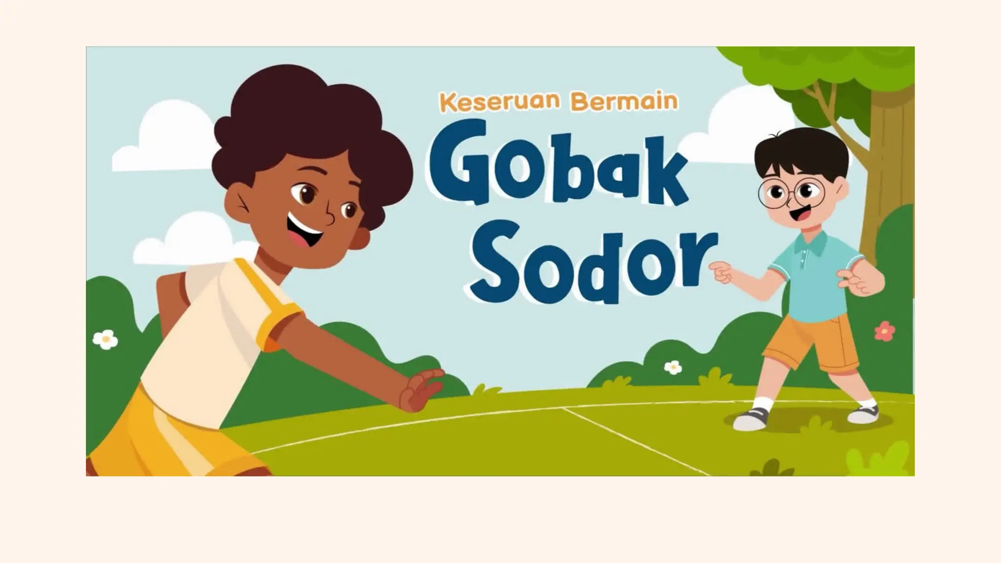 ayo kita main gobak sodor.pptx untuk sd klas 1 | PPTX