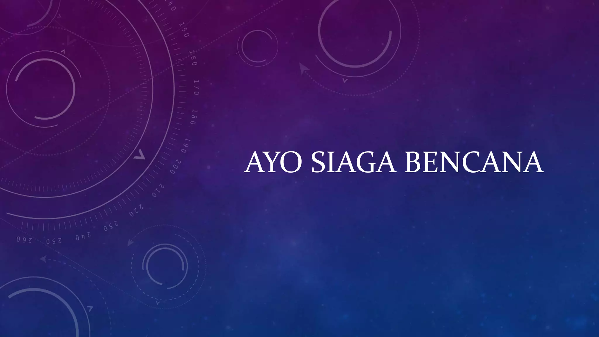 Ayo siaga bencana | PPTX