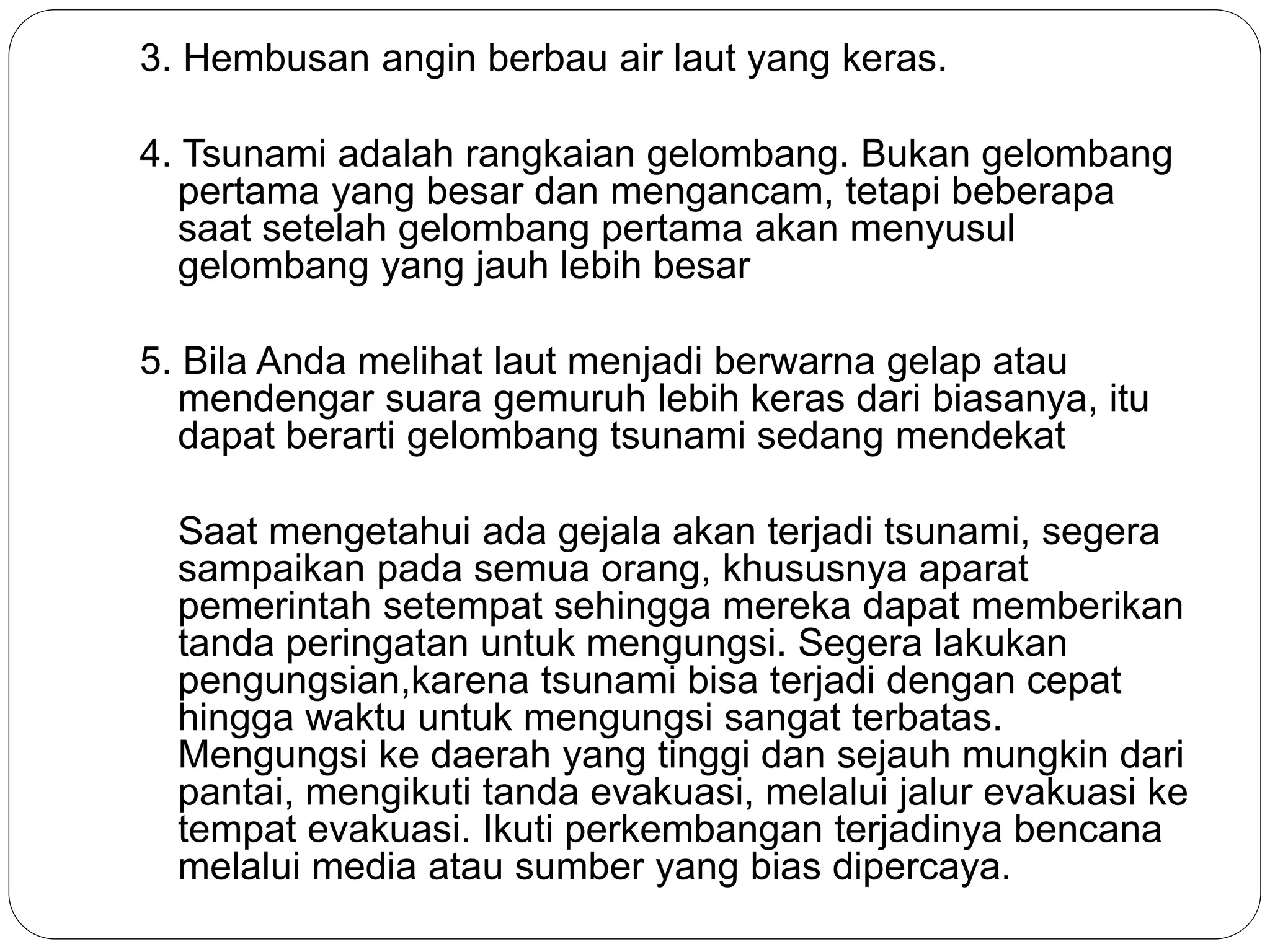 Ayo siaga bencana tsunami | PPTX