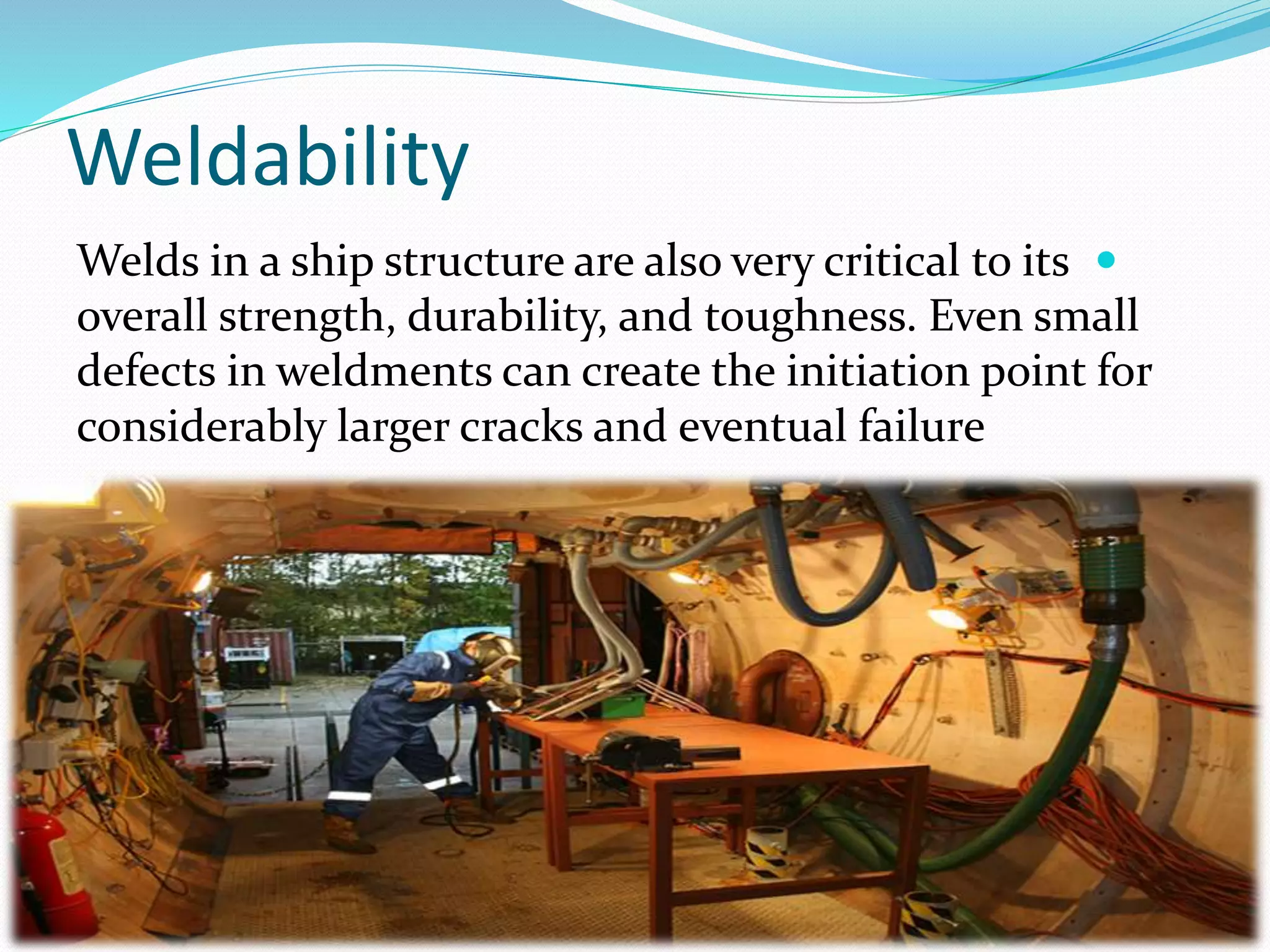 Materials used in ship building | PPTX