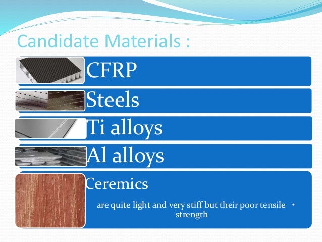 Materials used in ship building