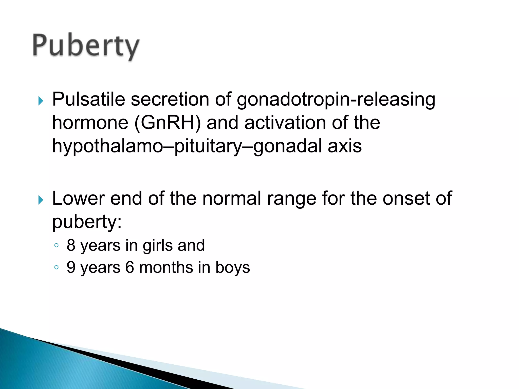 A young boy with signs of puberty | PPSX