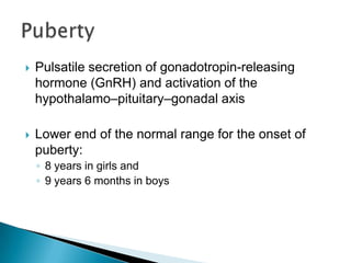 A young boy with signs of puberty | PPSX