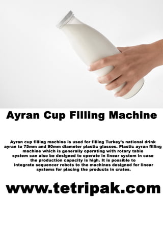 Ayran filling-machine | PDF