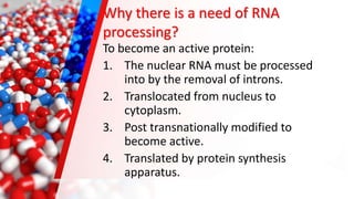Differential rna processing | PPTX