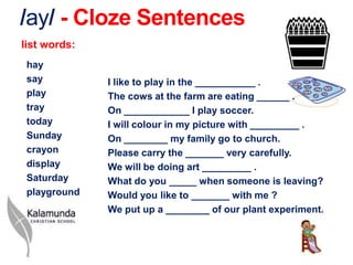 Y1 Ay spelling powerpoint sh 2012 | PPTX