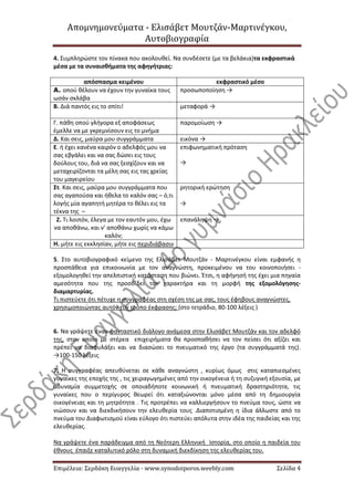 Ελισάβετ Μουτζάν - Μαρτινέγκου: Αυτοβιογραφία | PDF