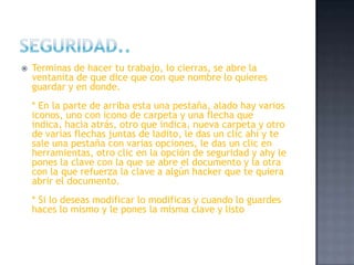 Ayuda en word | PPTX