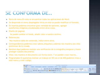 Ayuda en word | PPTX