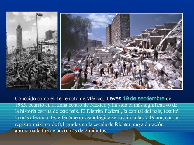 MÉXICO: 19 de septiembre de 1985 | profesor julio raya
