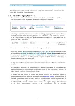 Ayuda para interpretar el informe del vehículo | PDF