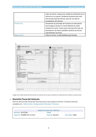 Ayuda para interpretar el informe del vehículo | PDF