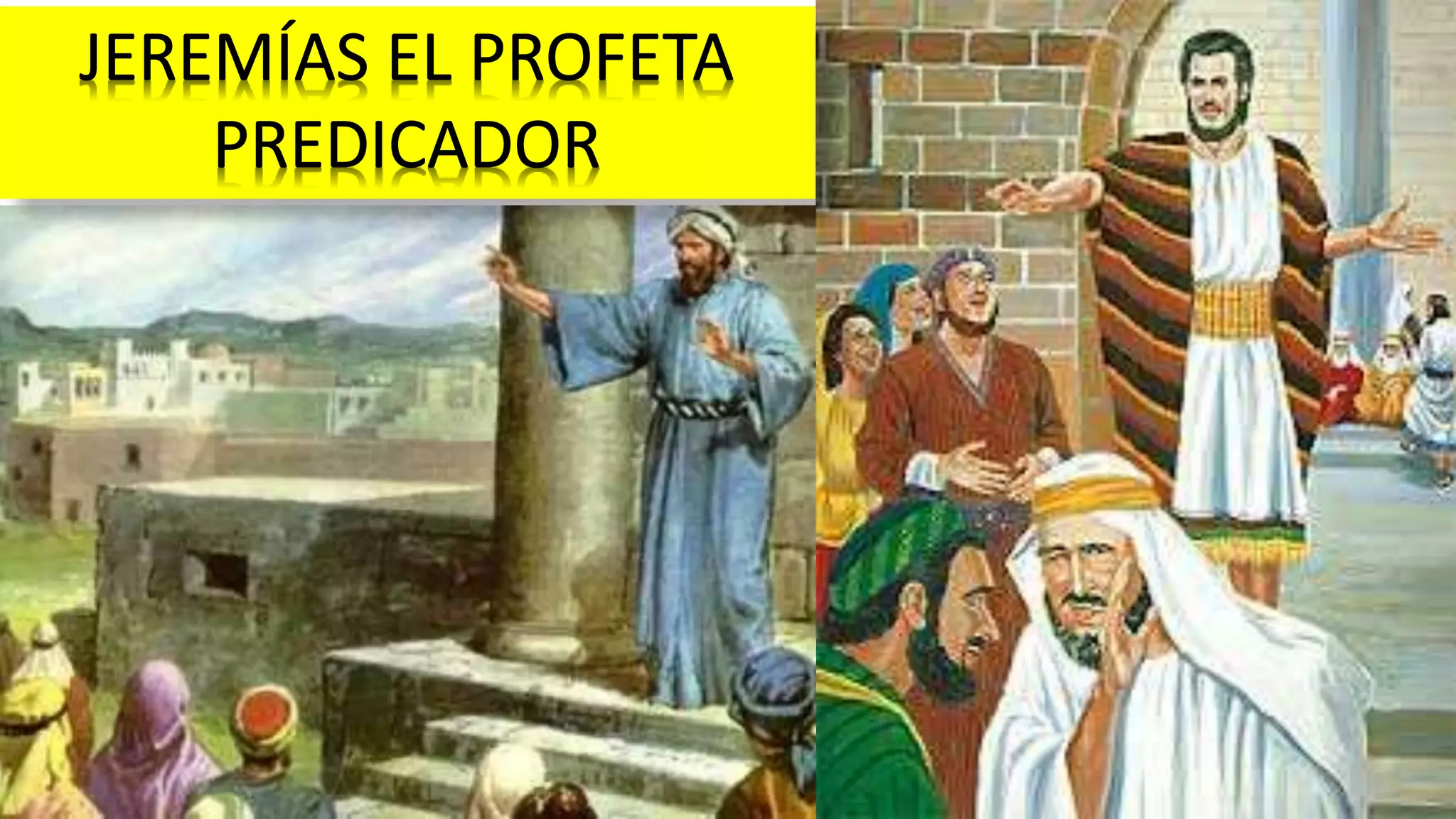 Jeremías en el pozo "amigo es cuidar a otros" | PPT