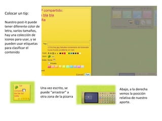 Ayuda para editar el tablon en linoit | PPT