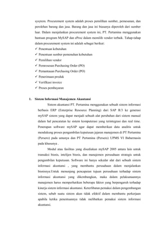 Sumber Daya Sistem Informasi Untuk Persaingan Keunggulan Pada PT Pertamina (Persero) | PDF