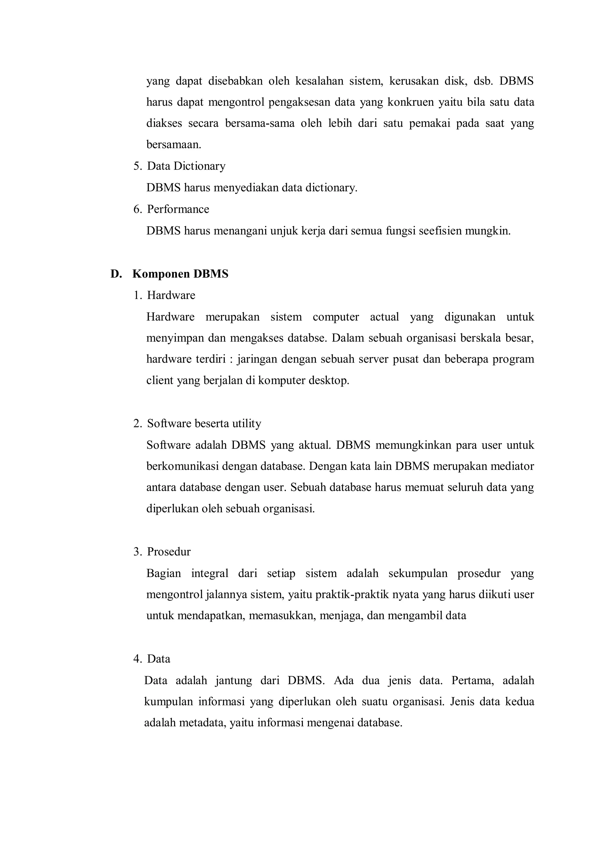 IMPLEMENTASI KONSEP SISTEM MANAJEMEN BASIS DATA PADA PT PERUSAHAAN GAS NEGARA (PERSERO) | PDF