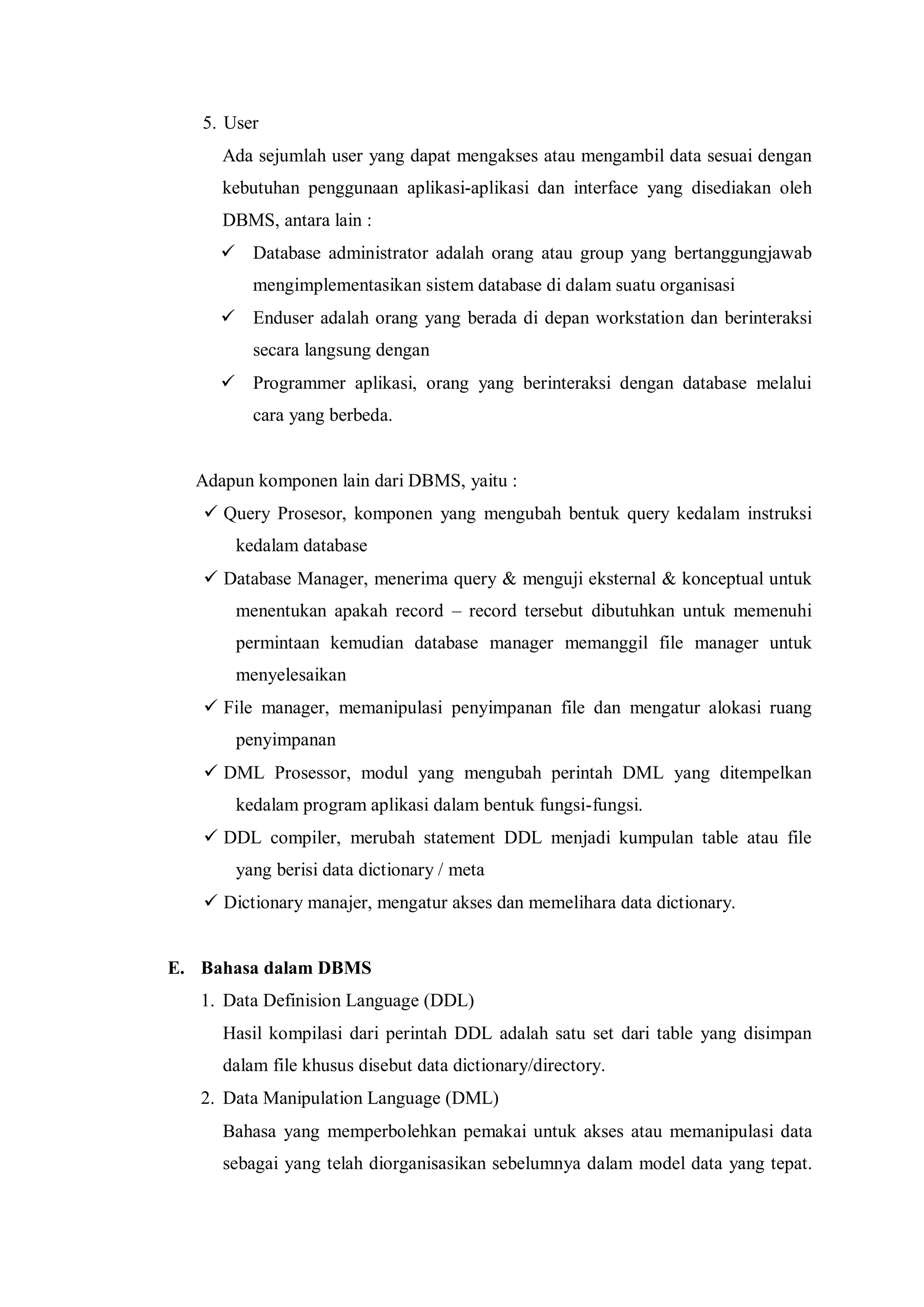 IMPLEMENTASI KONSEP SISTEM MANAJEMEN BASIS DATA PADA PT PERUSAHAAN GAS ...