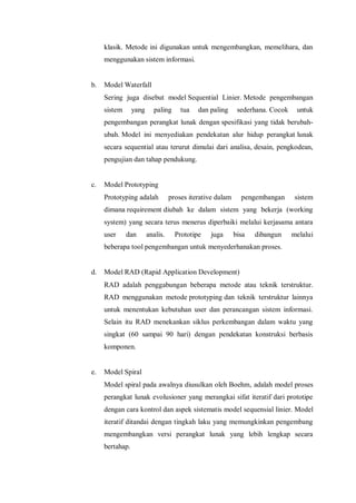 PENGEMBANGAN SISTEM INFORMASI PADA PT GLOBAL PRIMA UTAMA | PDF