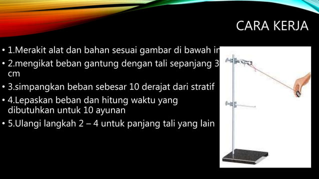 Ayunan bandul sederhana | PPTX