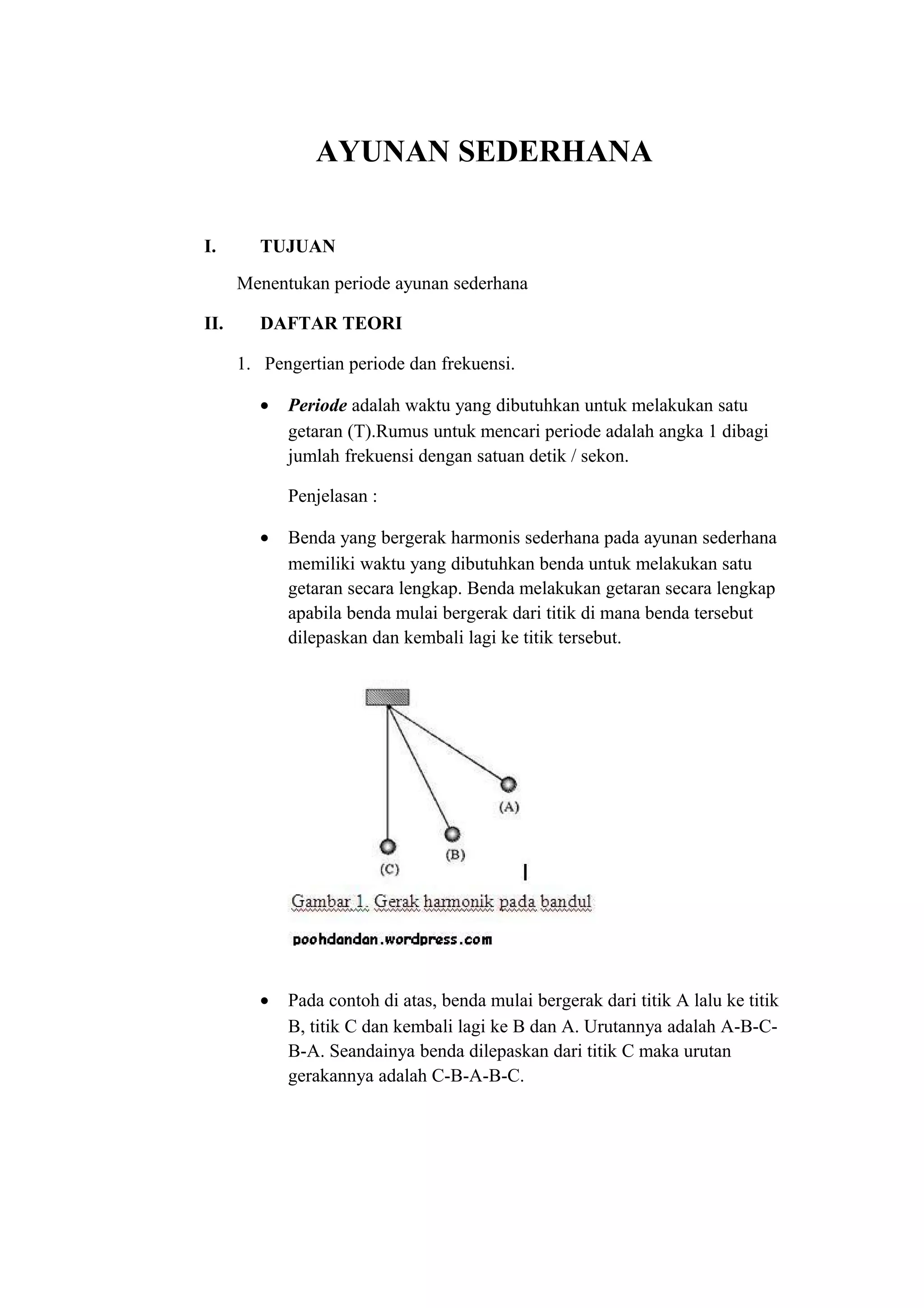 Ayunan sederhana | DOC