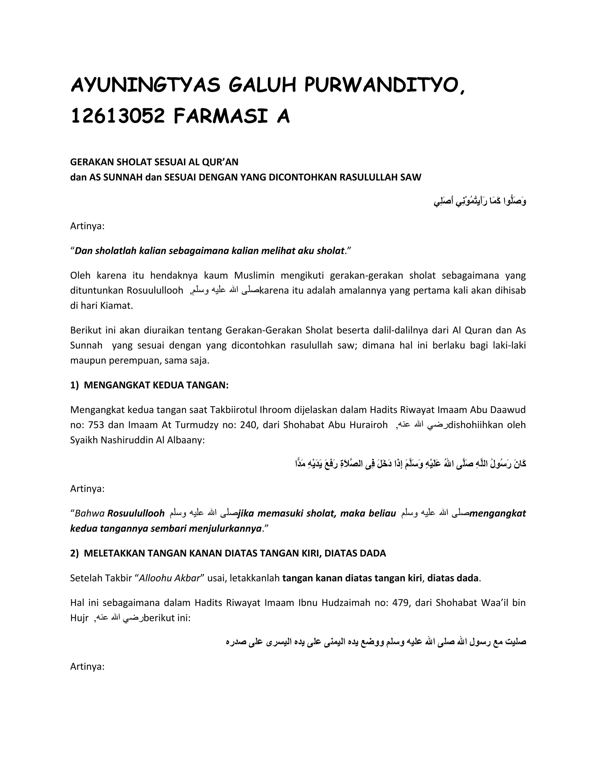 Ayuningtyas galuh p, 12613052, tugas ibadah akhlak word | PDF