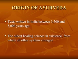 Ayurveda | PPT