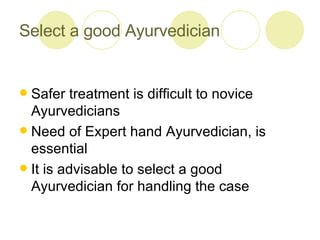 Ayurveda : Cure of Leucoderma | PPT