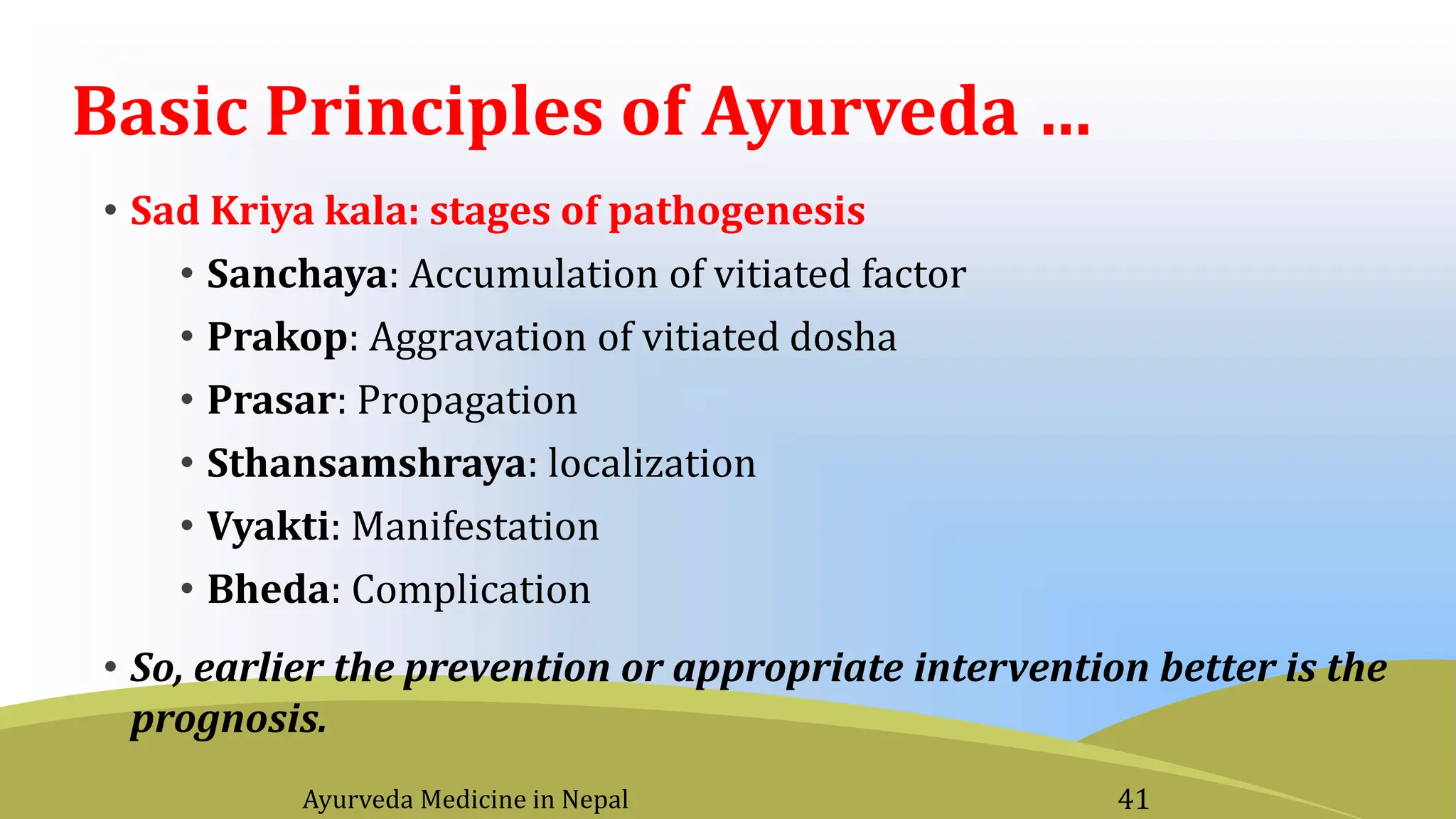Ayurved Medicine in Nepal with brief Introduction to Principles and Practices of Ayurveda | PPTX ...