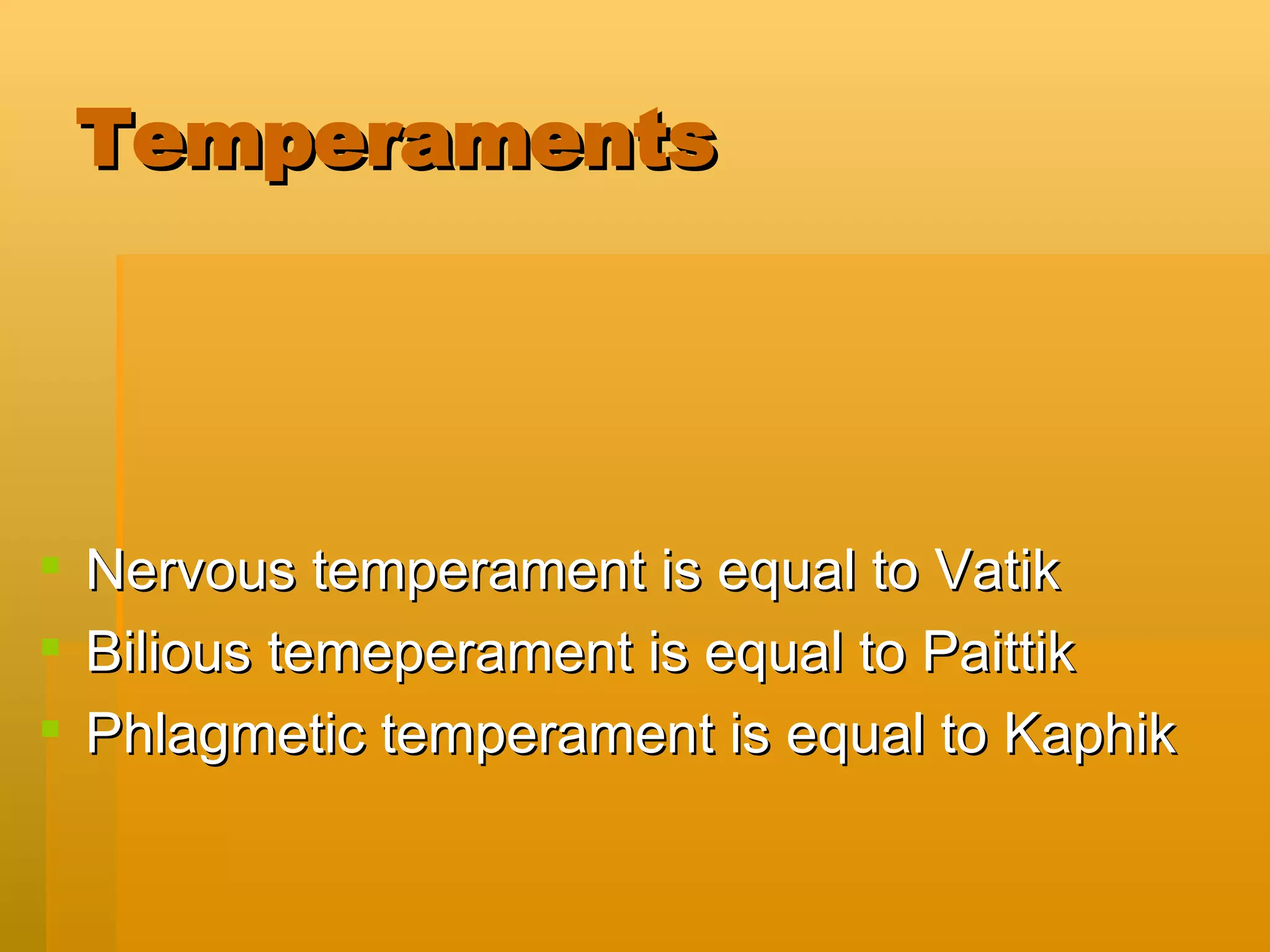 Ayurveda: Physical signs of Prakruty | PPT