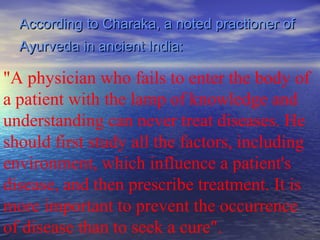 Ayurveda the science of life | PPT