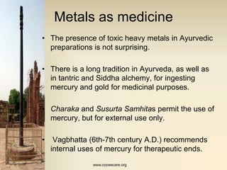 Ayurveda alchemy -Dr.Rakshe | PPTX