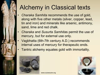 Ayurveda alchemy -Dr.Rakshe | PPTX