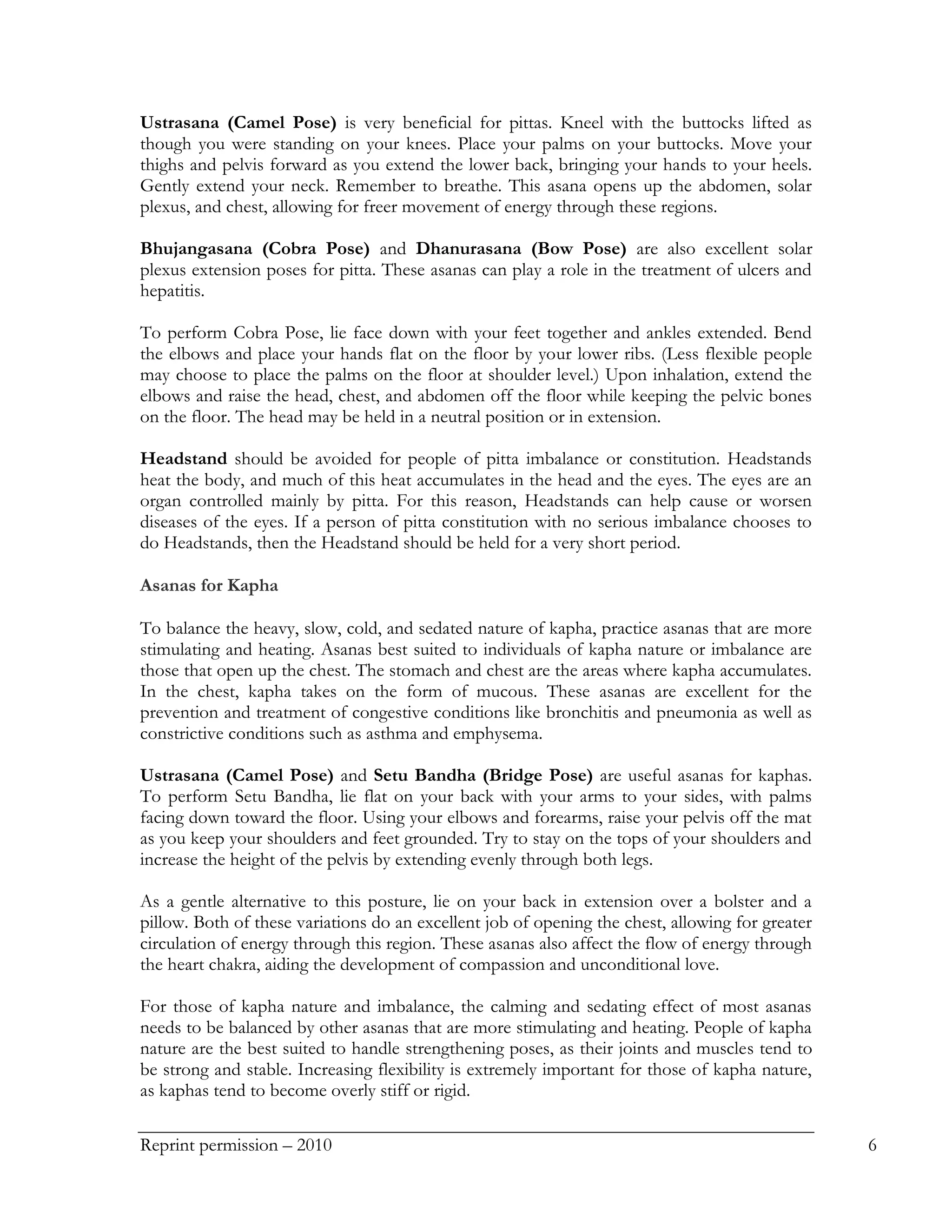 Ayurveda and asana | PDF