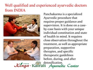 Ayurveda- PANCHAKARMA before conception ! | PPTX