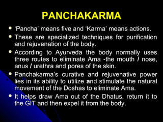 Ayurveda and Yoga | PPT