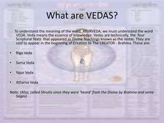 Ayurveda Module 1 | PPTX