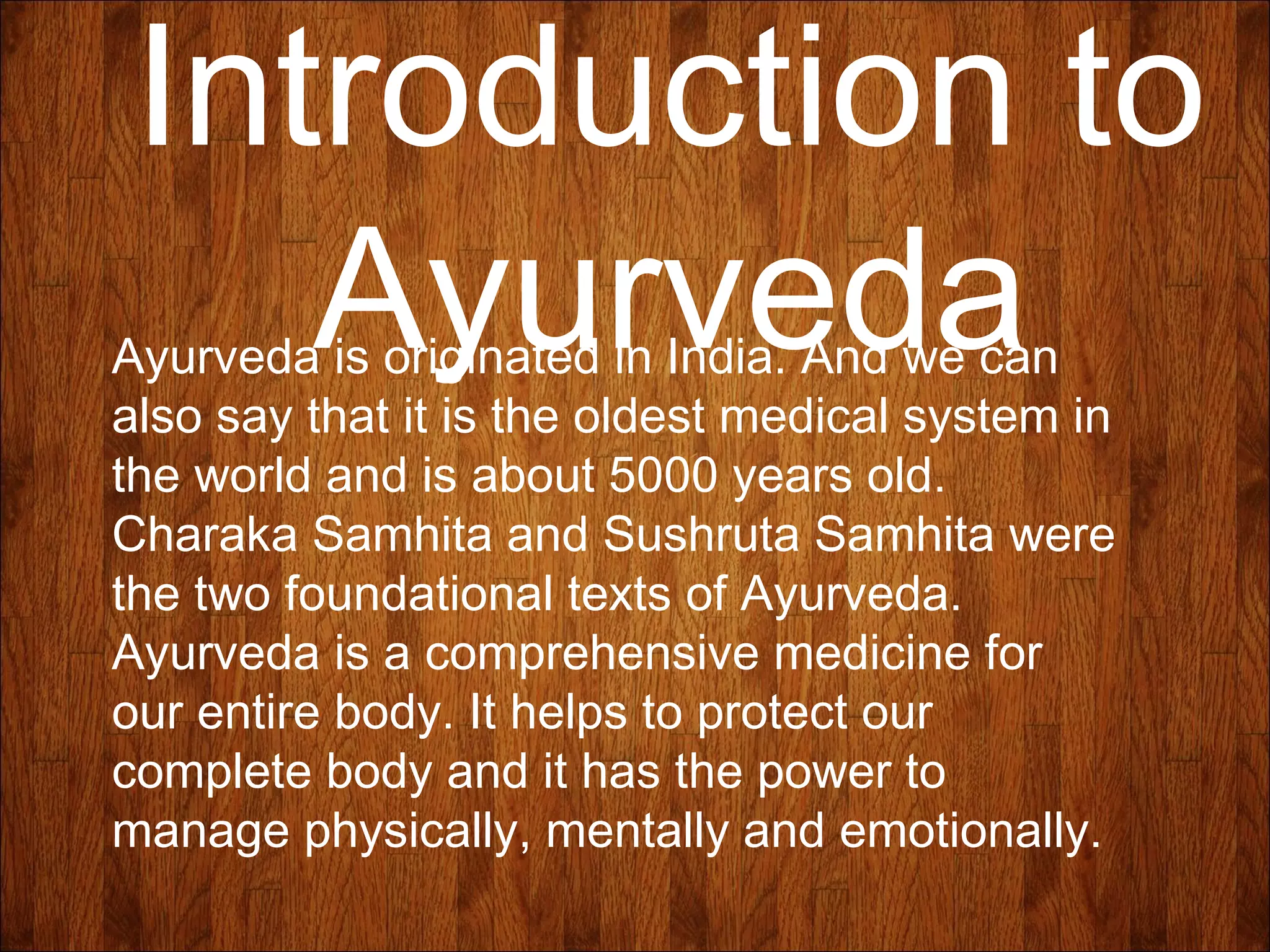 Ayurveda school | PPT