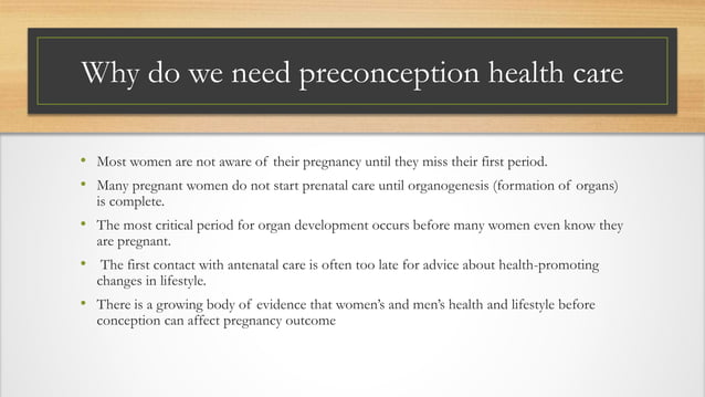 Ayurvedashram preconception health care program | PPT