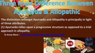 Ayurveda Versus Allopathic Treatment - Ayurvedic medicine For Kidney ...
