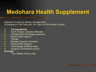 Ayurvedic Treatment Of Obesity | PPT