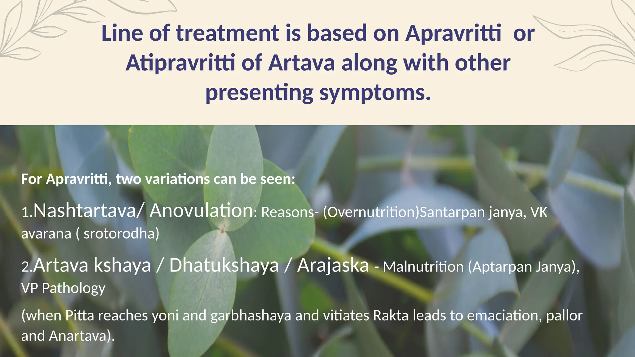 AYURVEDIC APPROACH ON PCOS MANAGEMENT.pptx