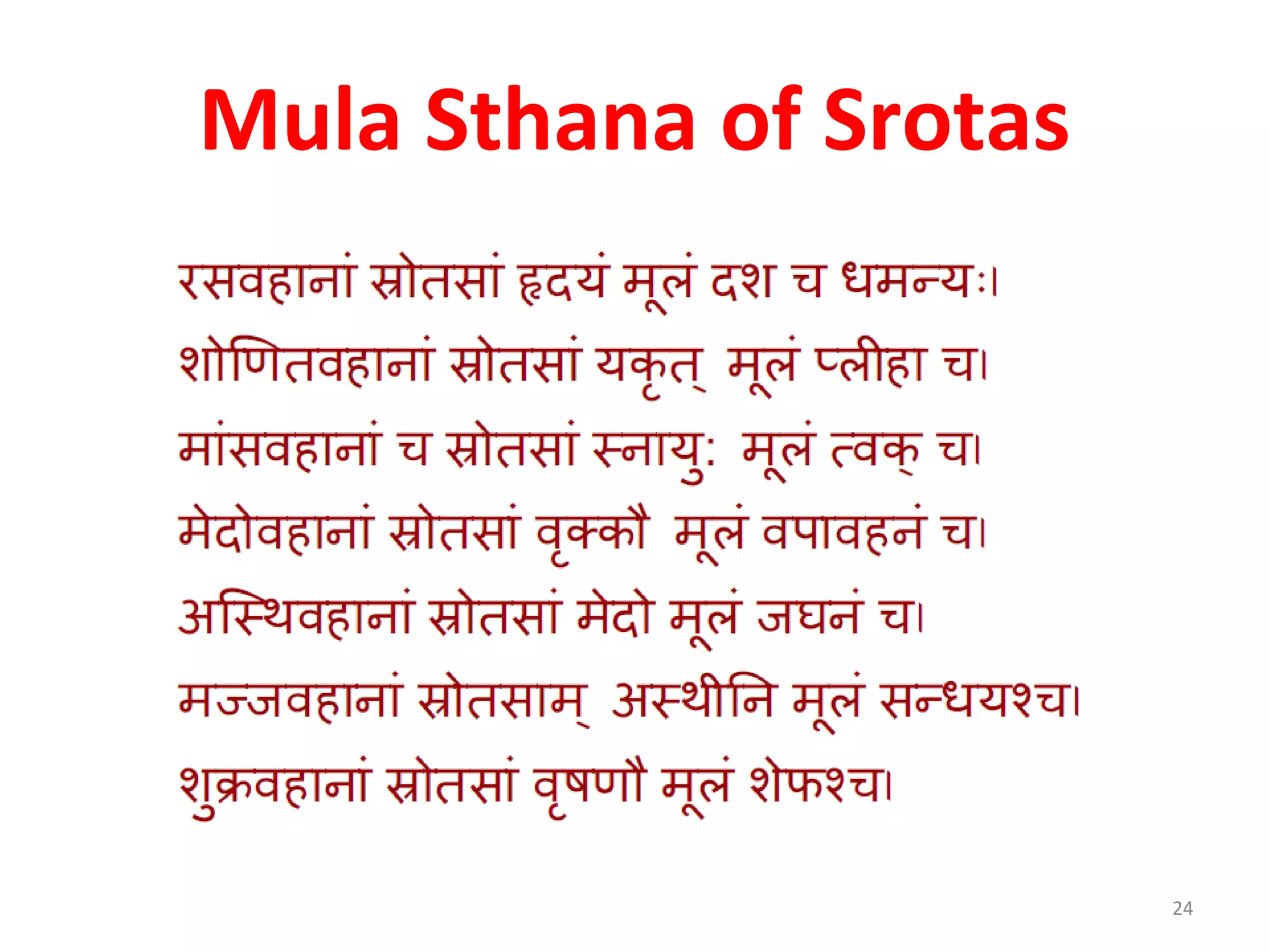 Ayurvedic concept of srotas | PDF