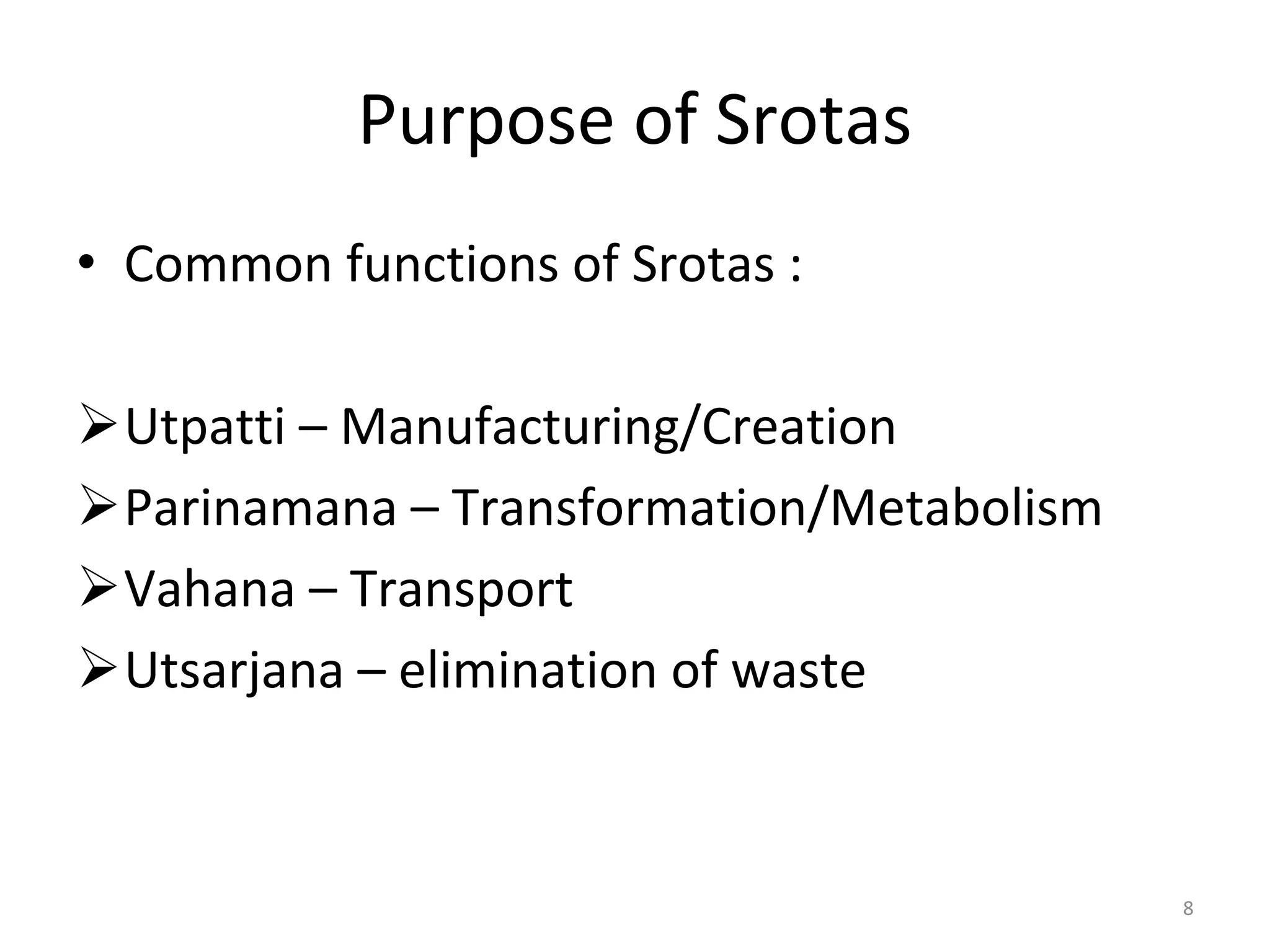 Ayurvedic concept of srotas | PDF