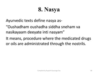 Ayurvedic dincharya | PDF
