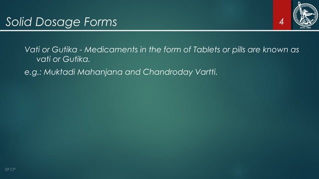 Traditional Ayurvedic Dosage Forms | PPT